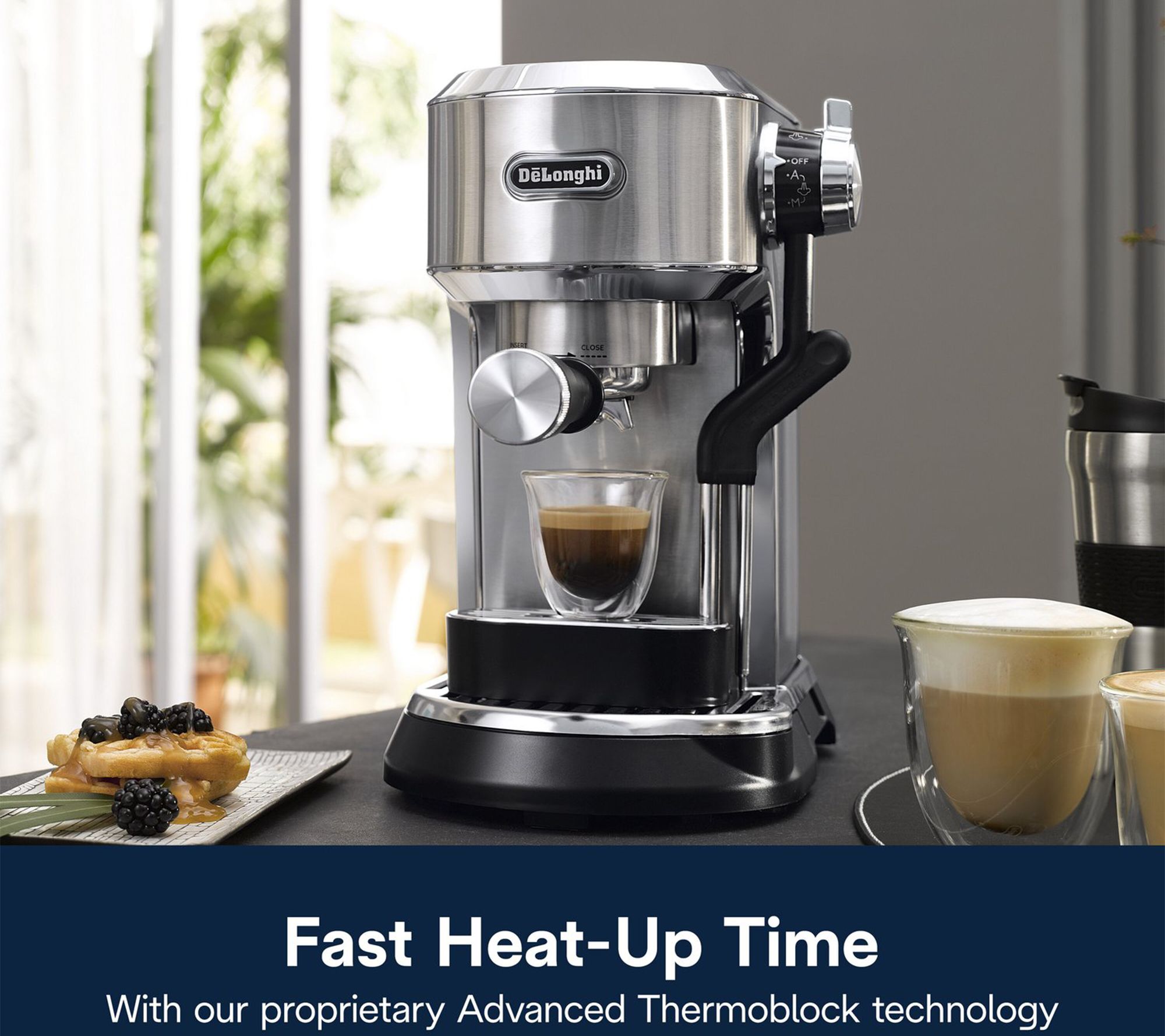 Delonghi Dedica Maestro Plus Espresso Machine w/ Auto Steaming - QVC.com
