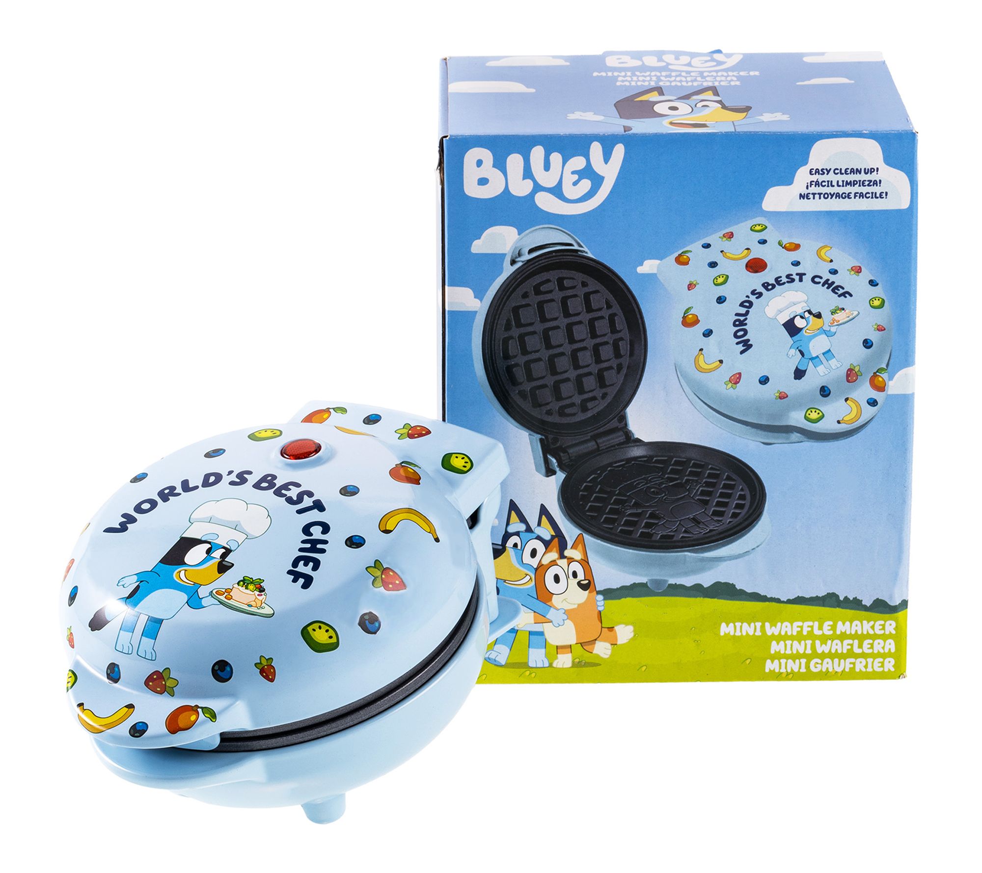 Uncanny Brands Bluey Mini Waffle Maker - QVC.com