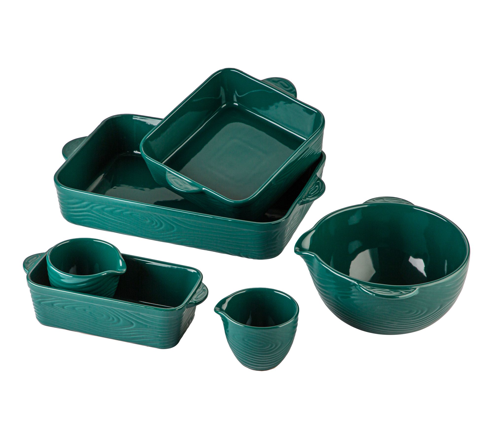 "As Is" Temp-tations Woodland 6-Pc Essential Bakeware Set - QVC.com