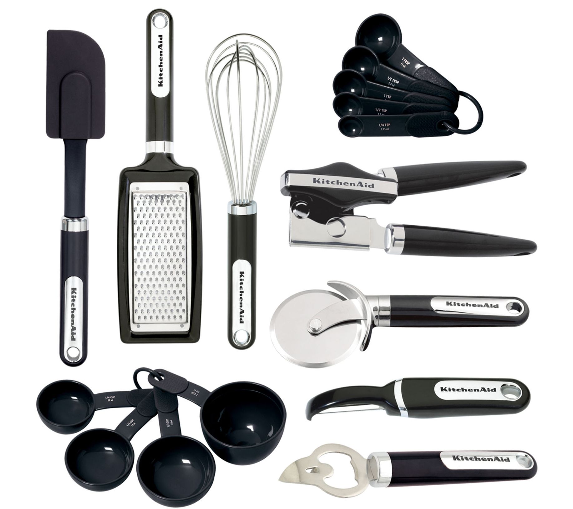 KitchenAid 16-Piece Gadget Set - Black - QVC.com