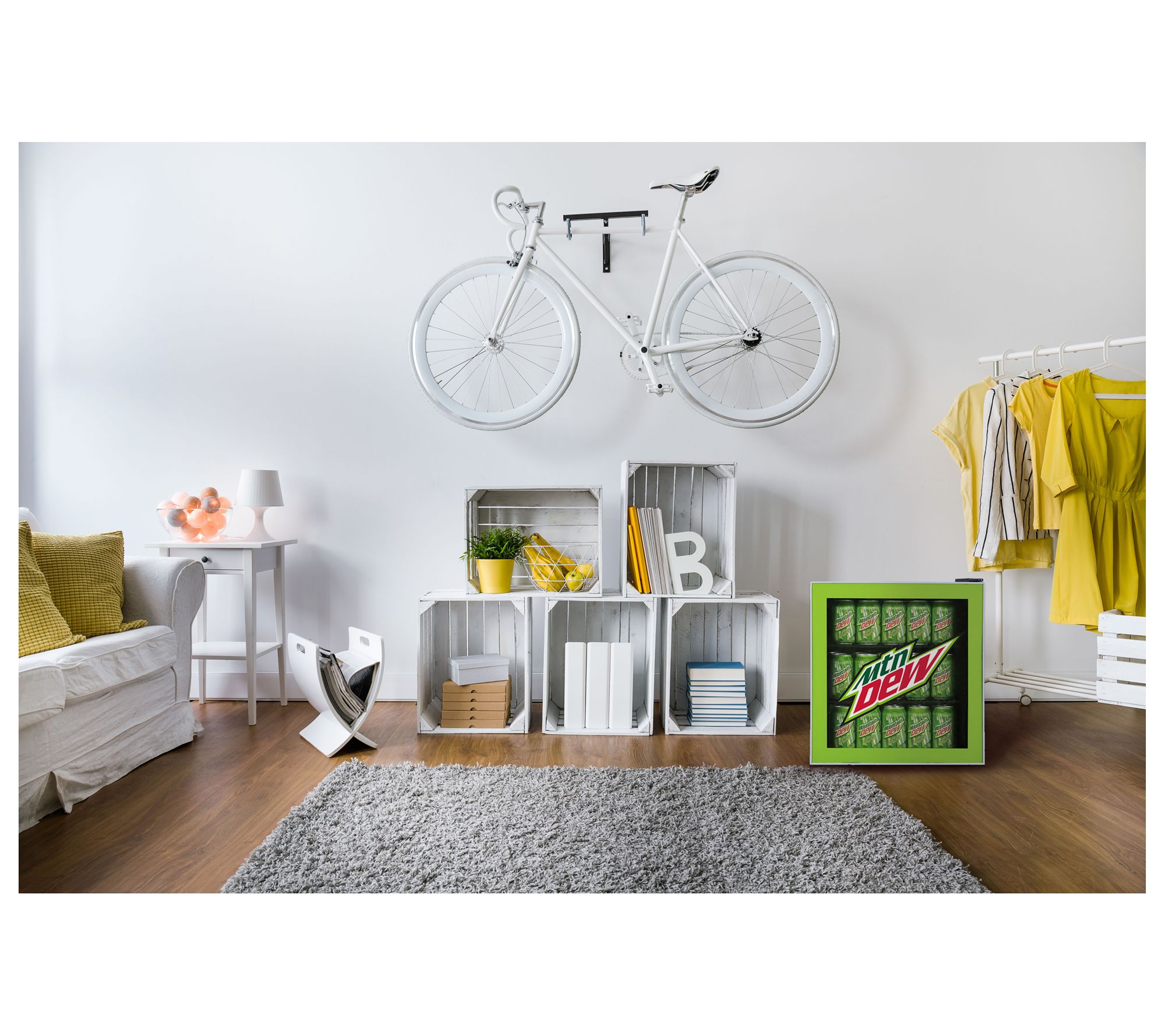 Mountain Dew, 1.8 Cu. ft. Glass Door Compact Refrigerator - QVC.com