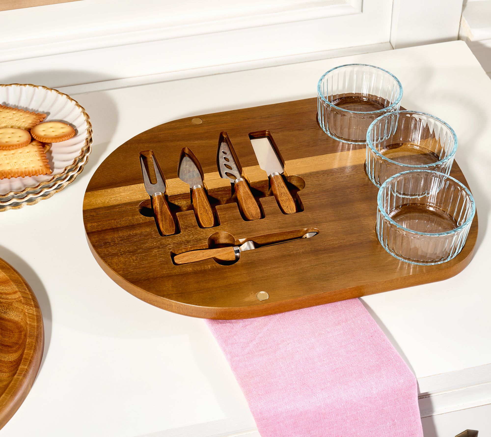 "As Is" Genicook Complete Charcuterie Set with Tools - QVC.com