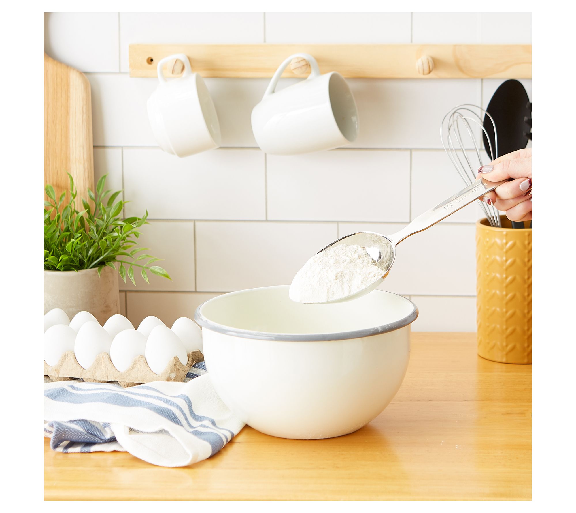 RSVP 1/2-Cup Oval Measuring Scoop - QVC.com