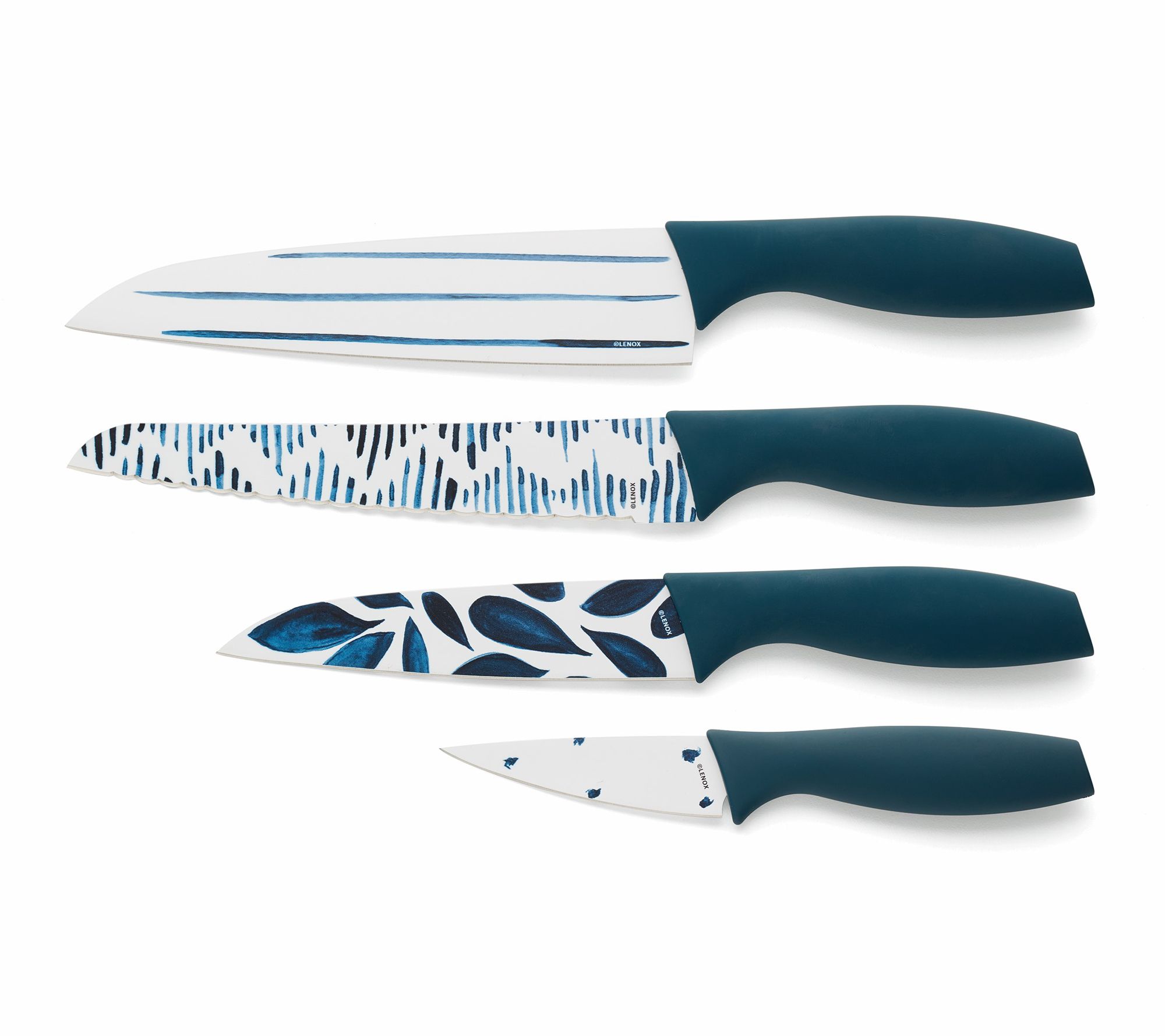 Lenox Blue Bay 4-Piece Knife Set - QVC.com
