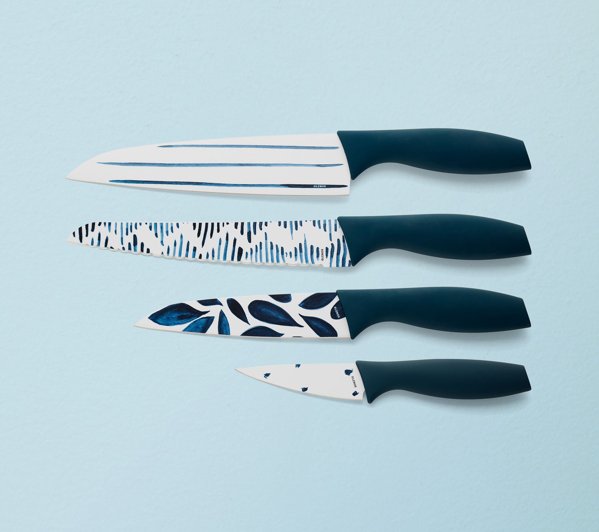 Lenox Blue Bay 4-Piece Knife Set - QVC.com
