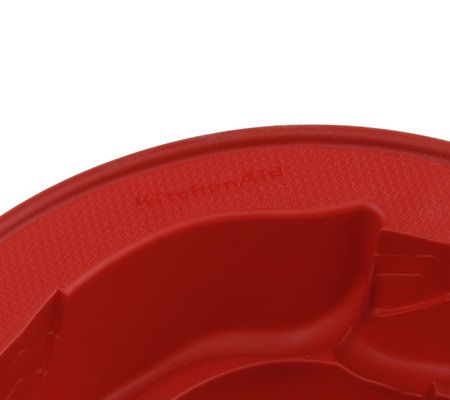 KitchenAid Rose Shaped Silicone Fluted Tube Cake Pan - QVC.com