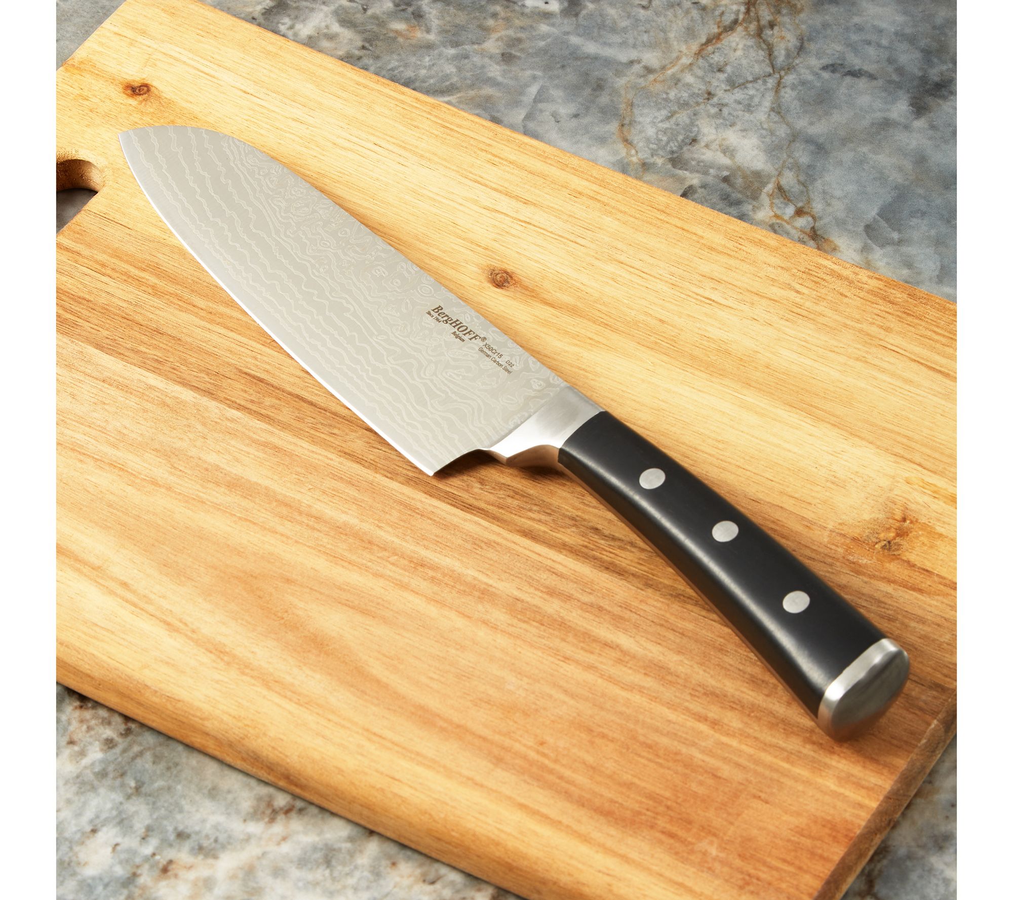 BergHOFF Antigua 7" Santoku Knife - QVC.com
