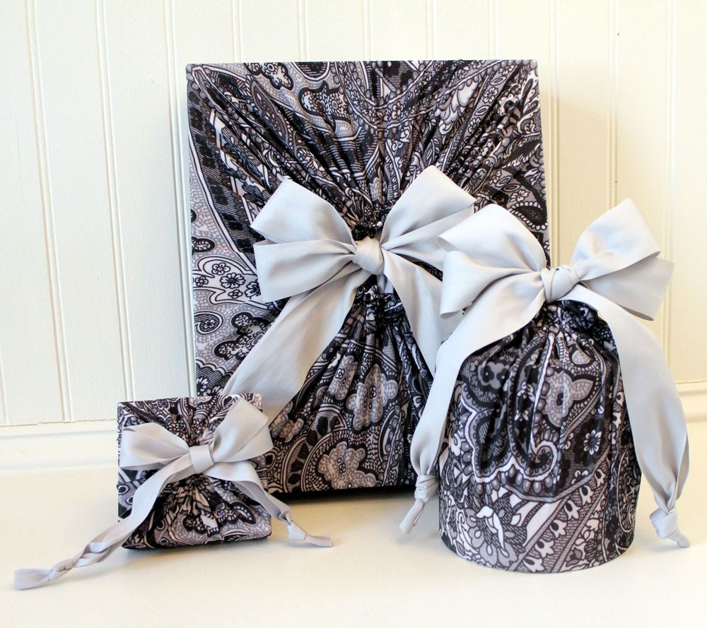 Lilywrap Set of 3 Reusable Gift Wrap Bags with Built-In Bow - QVC.com