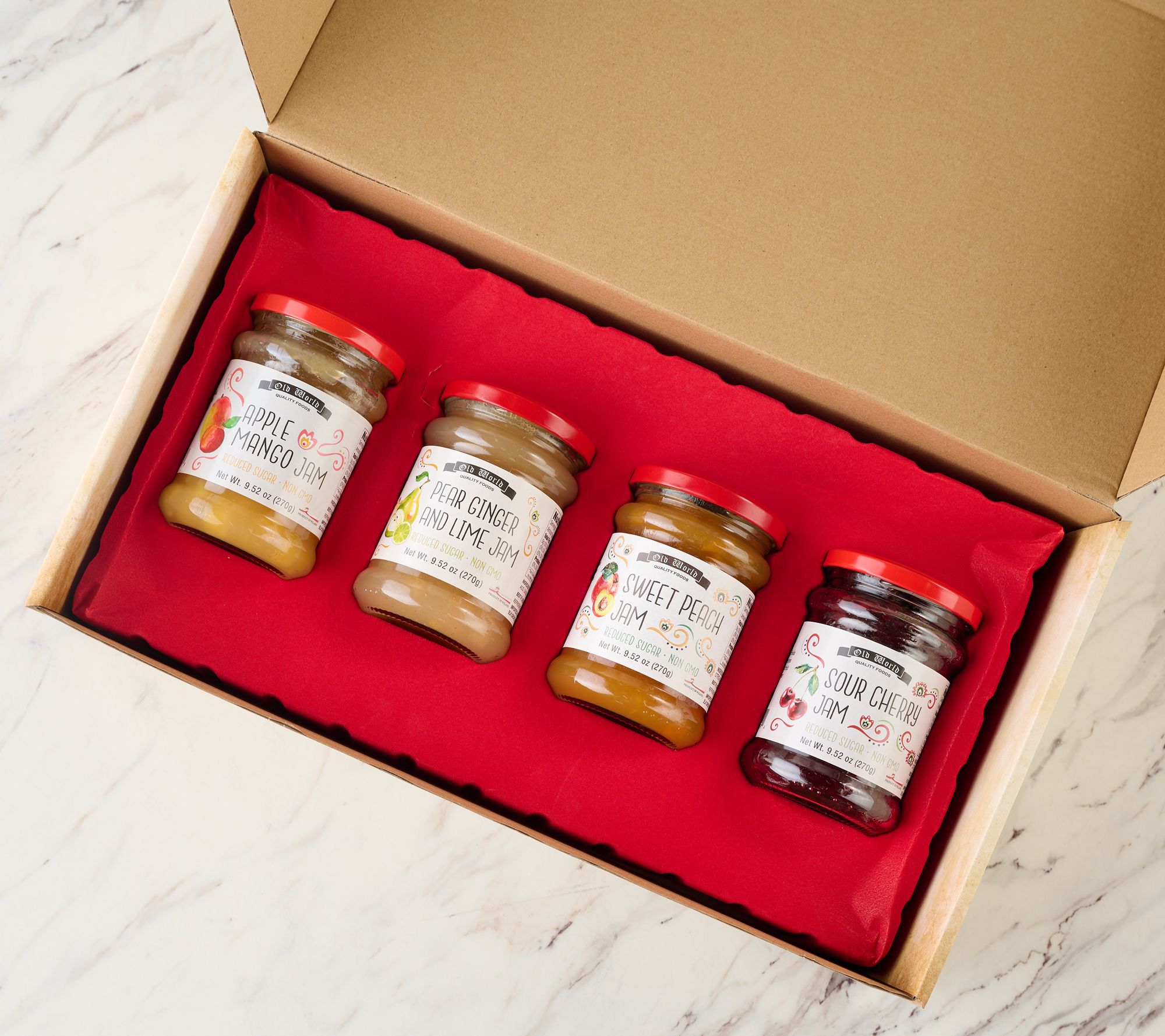 Old World Jams (4) 9.5oz Jars of European Fruit Jams - QVC.com