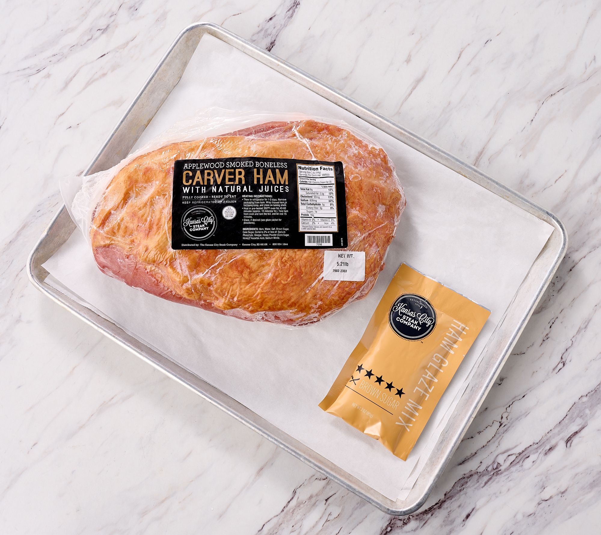 Kansas City Steak Co. 4-5 lb. Boneless Carver Ham - QVC.com