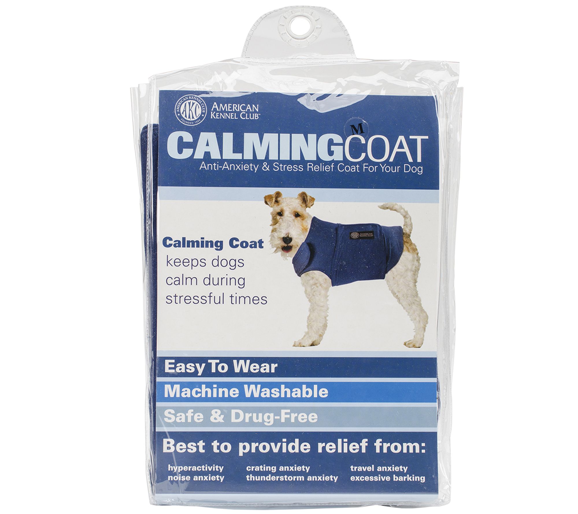 AKC Medium Dog Calming Coat - QVC.com