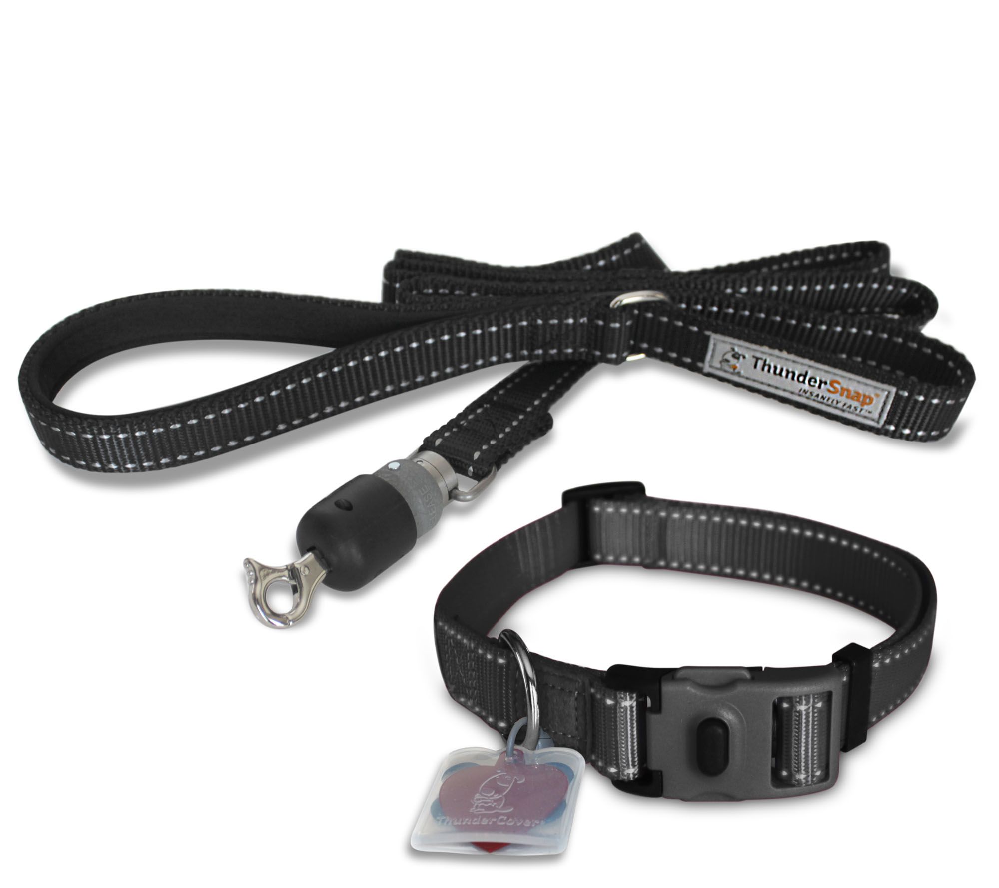 ThunderWorks ThunderSnap Leash w/ Quick-Connect and Collar - QVC.com