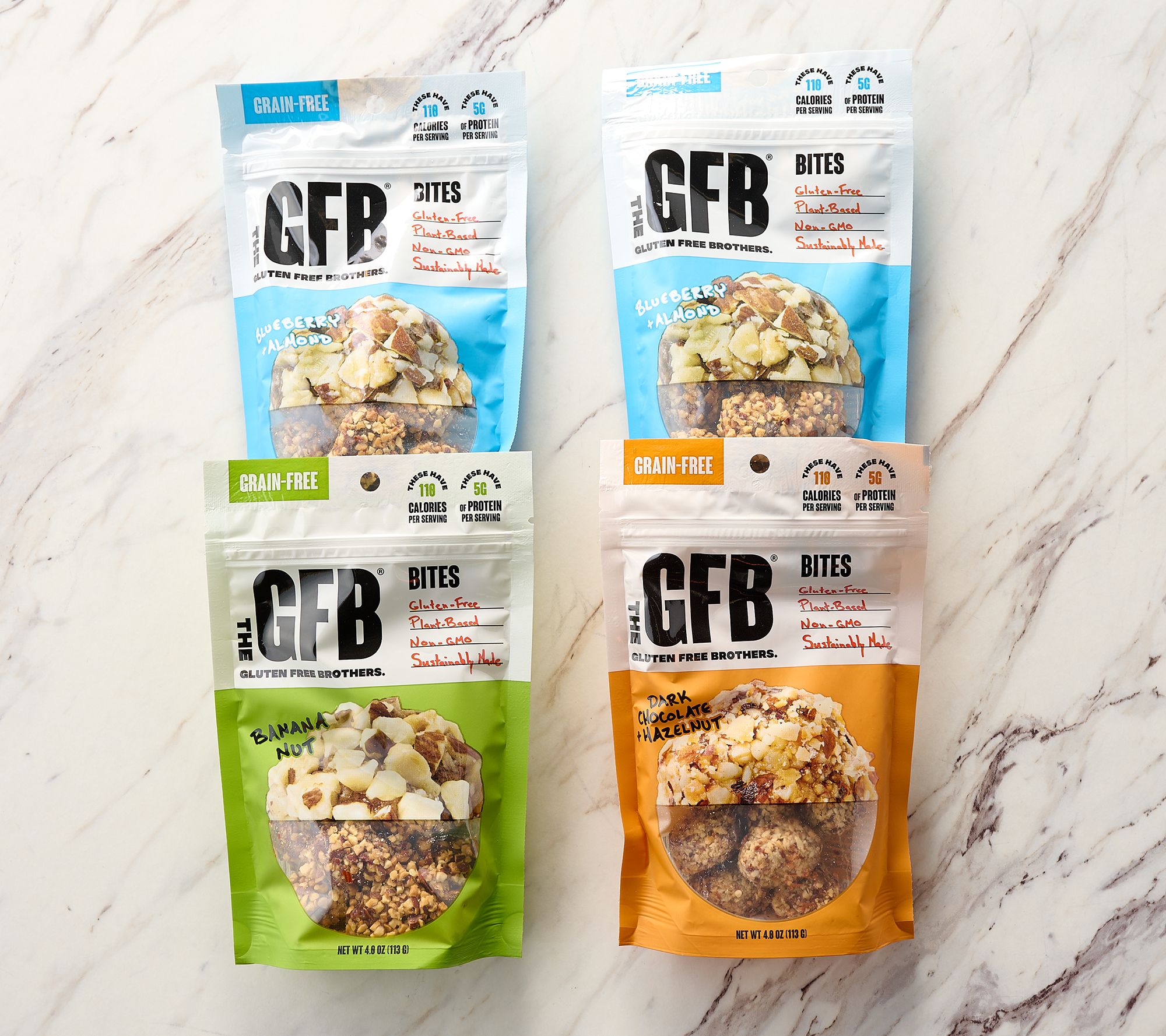 The GFB (4) 4-oz Breakfast Bites Protein Bites - QVC.com