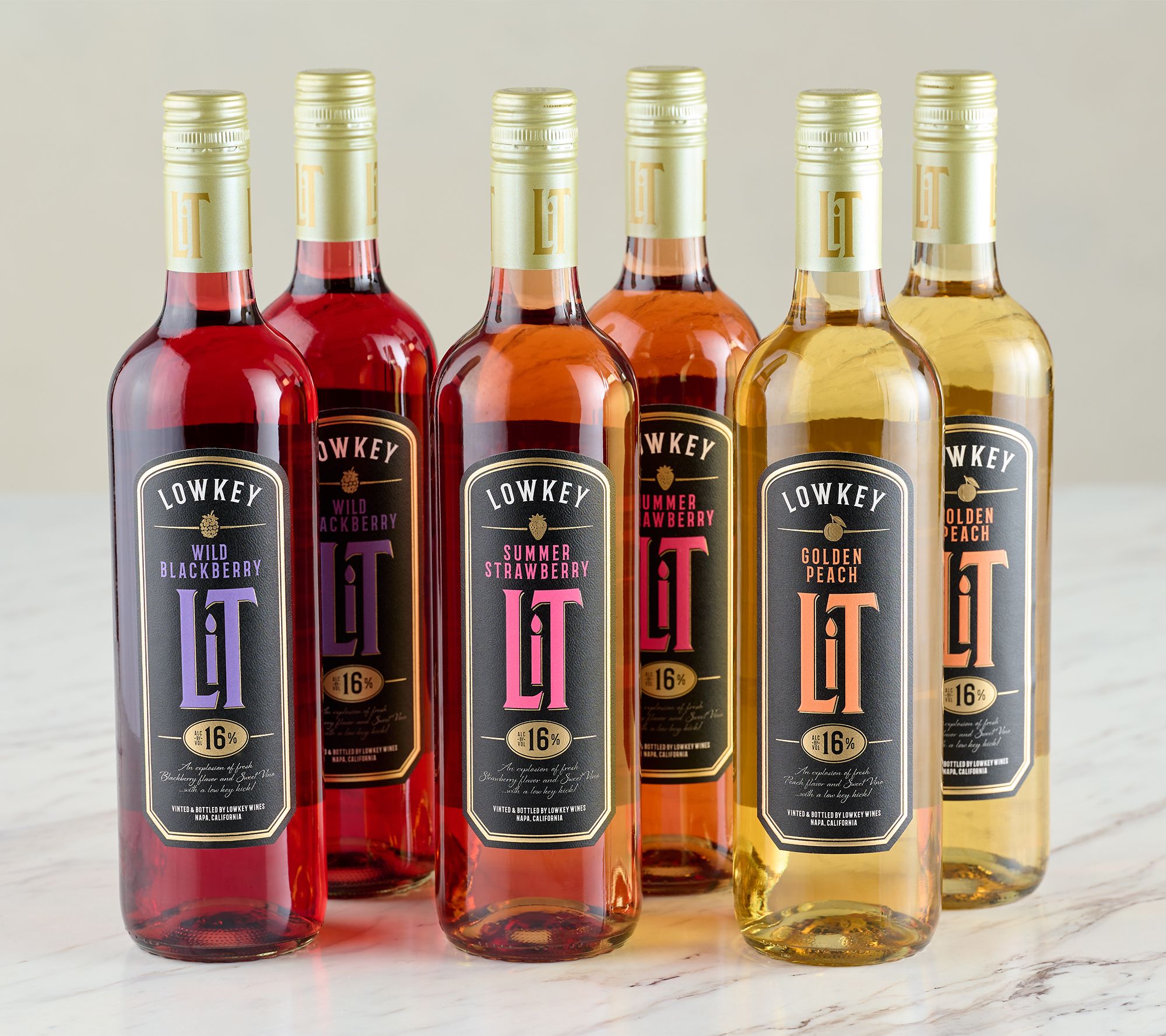 Hemisphere (6) 750ml Btls Low Key Summer Fruit Moscato - QVC.com