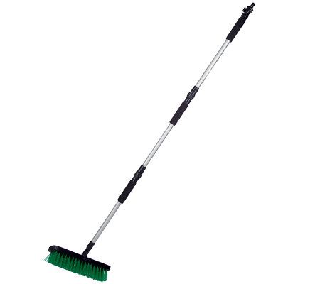 Outdoor Patio & Garden Power Washing Broom with Aluminum Handle - QVC.com
