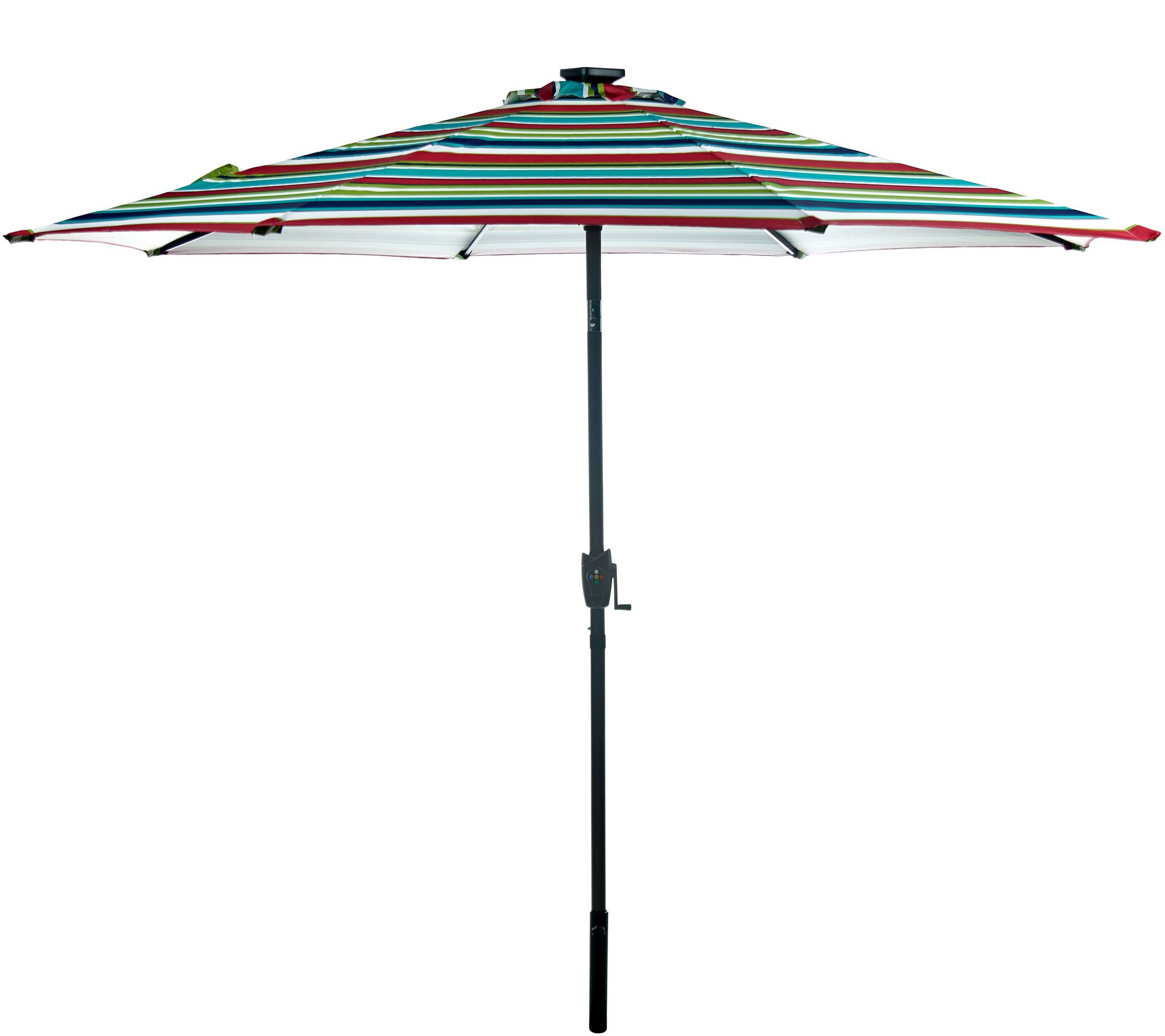 ATLeisure 9' Solar Umbrella with Color Morphing - QVC.com