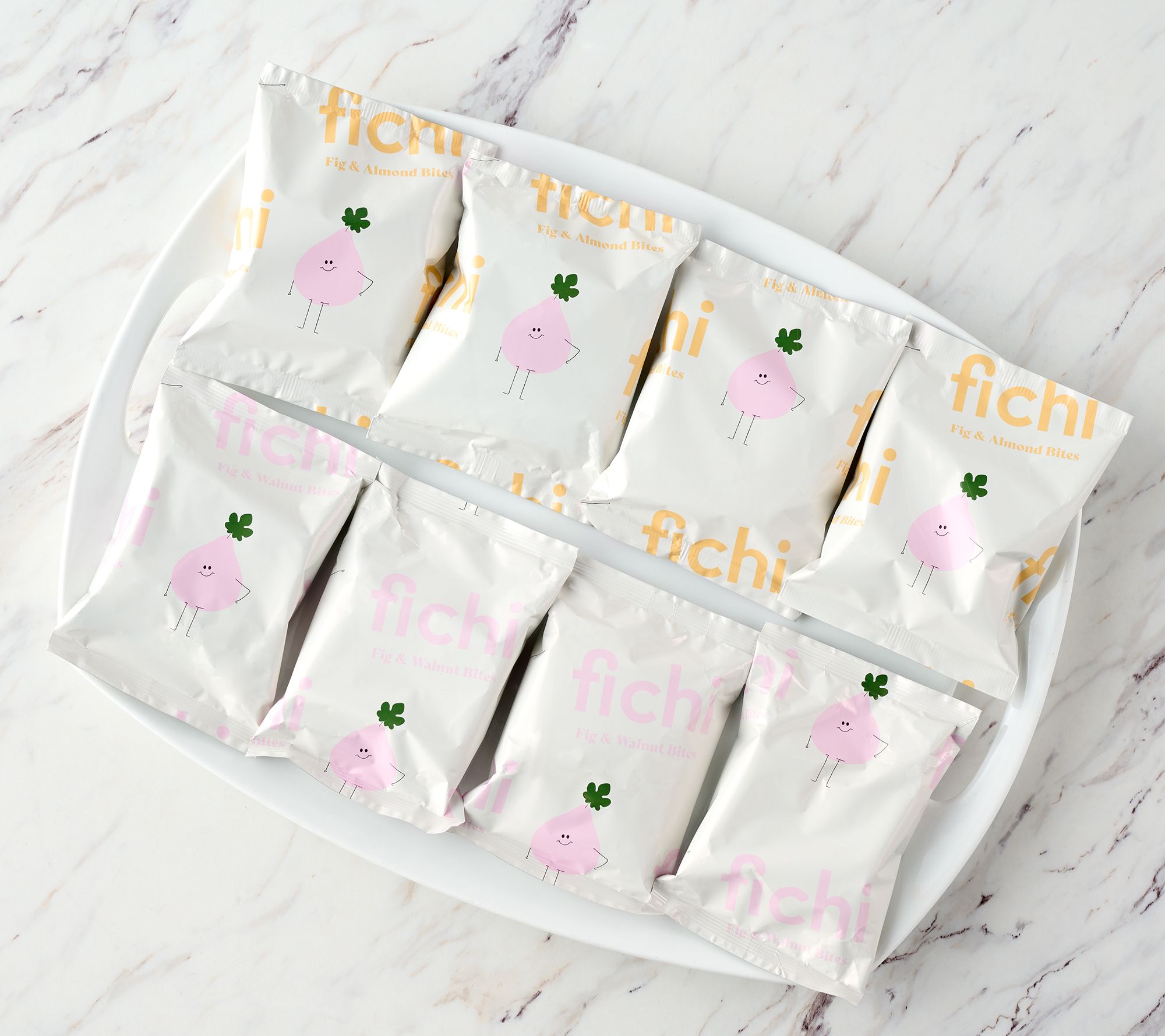 Fichi (8) 3.5 oz Bags of Fig & Nut Bites in Walnut or Almond - QVC.com