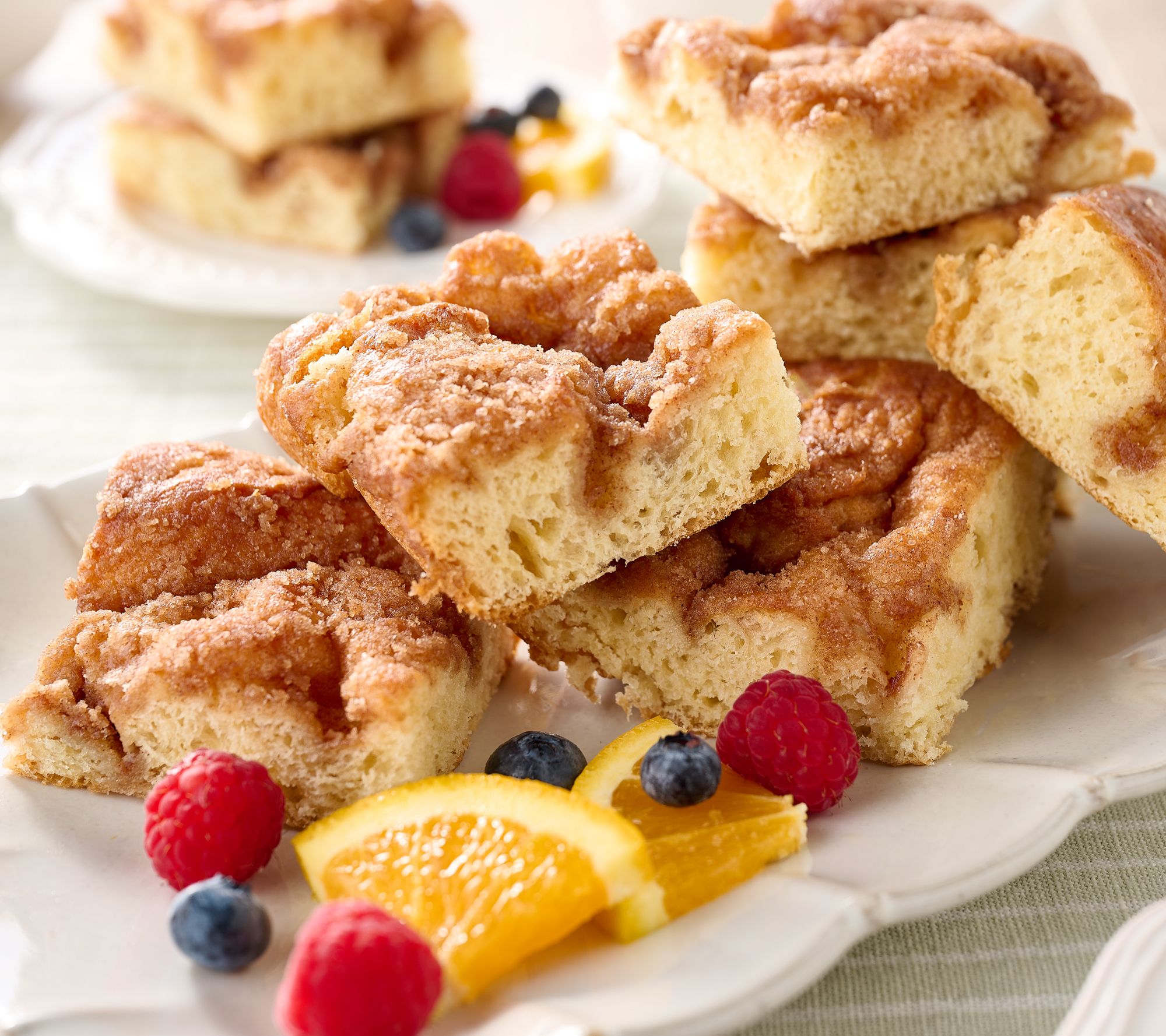 Dewey's Bakery (2) 14 oz. Moravian Sugar Coffee Cakes - QVC.com