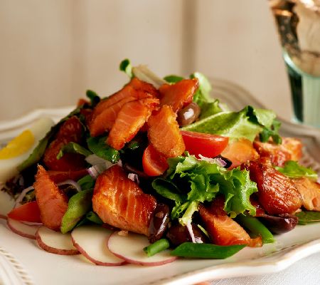 Anderson Seafoods (8) 8 oz. Honey Smoked King Salmon - QVC.com