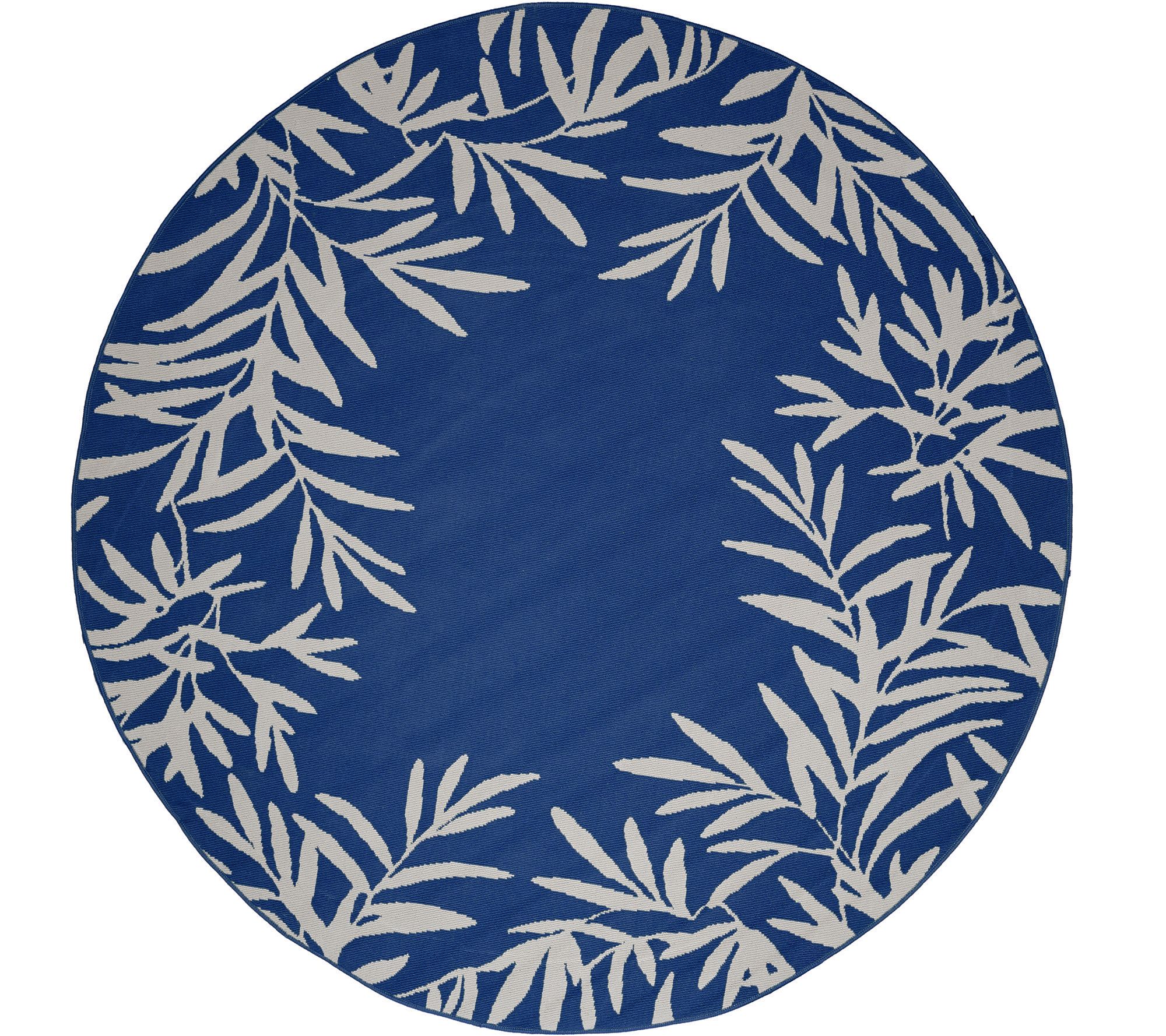 Tommy Bahama 94" Round Fern Rug Indoor/Outdoor Fern Rug - QVC.com