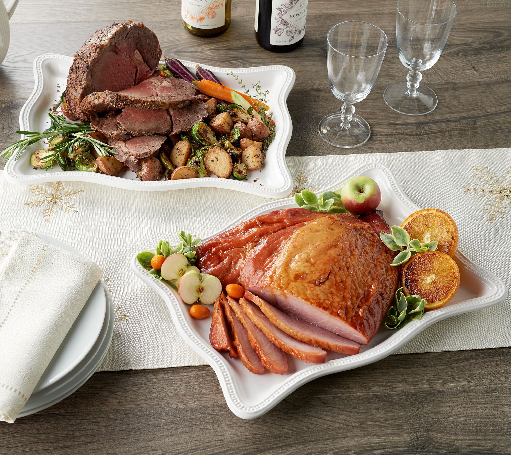 Kansas City Steak Co. Prime Rib Roast or Smoked Carver Ham - QVC.com