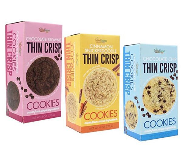 Too Good Gourmet (6) 6oz. Crispy Cookies Gift Sets - QVC.com