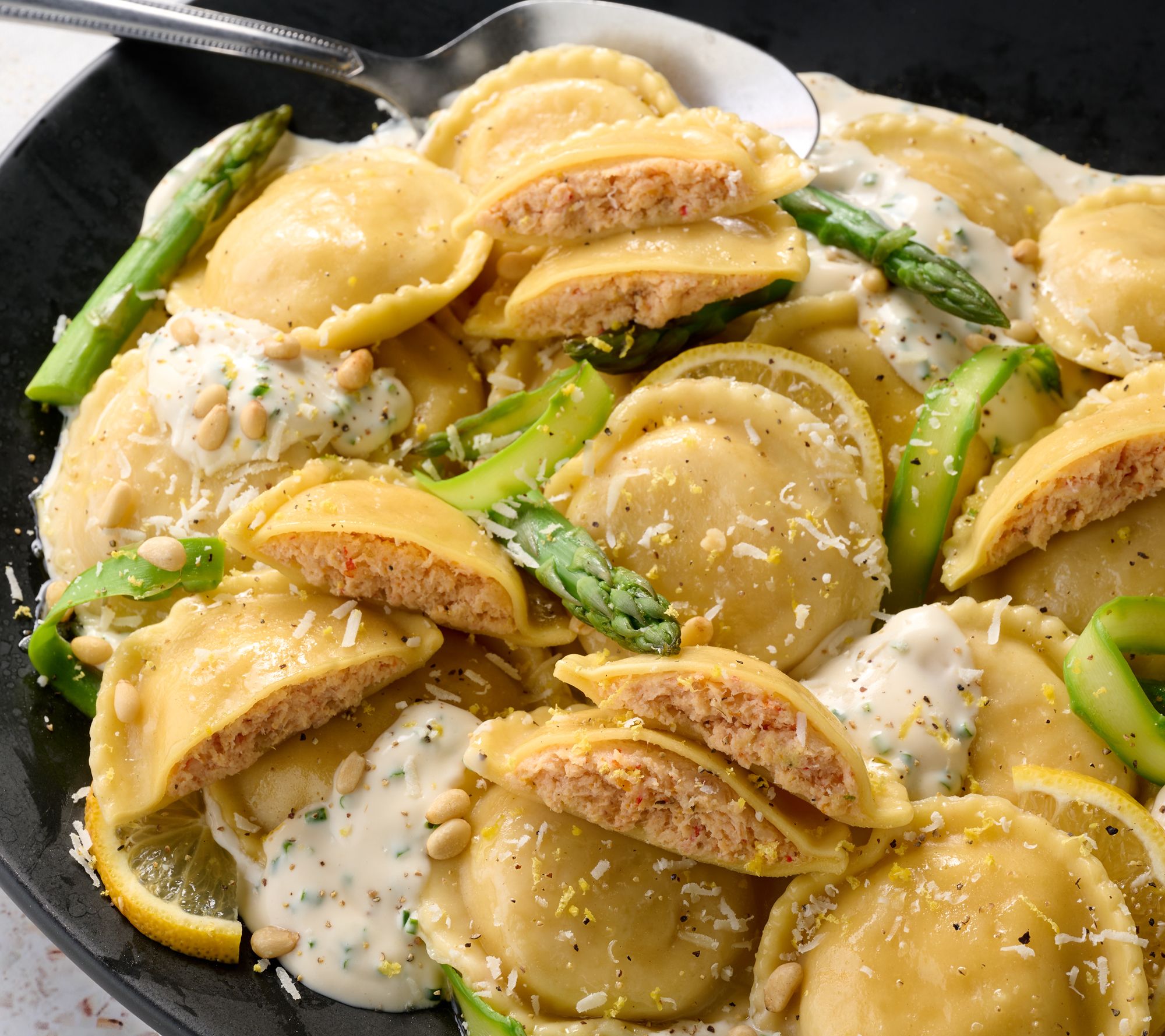 NY Ravioli & Pasta Co. 48-ct Jumbo Stuffed Lobster Ravioli - QVC.com
