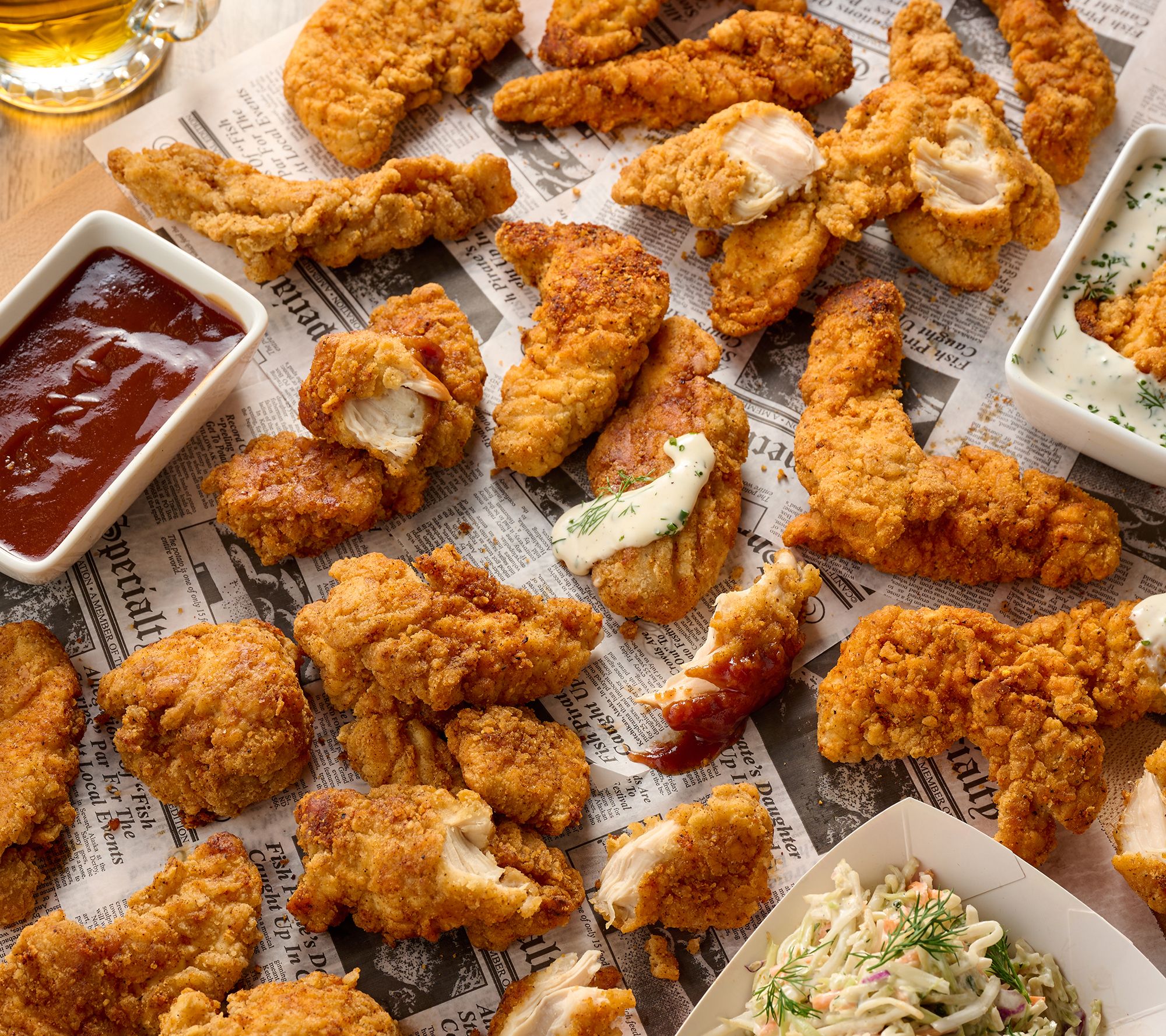 Corky's BBQ 3-lbs or 6-lbs Seasoned Chicken Tenders - QVC.com