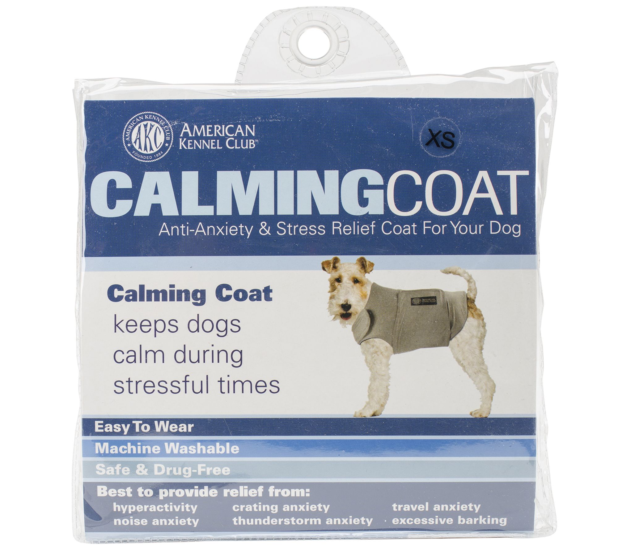 AKC Extra Small Dog Calming Coat - QVC.com