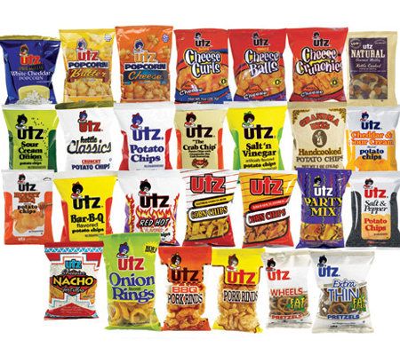 Utz Assorted Single Serve Chips, Pretzels, andSnacks - QVC.com