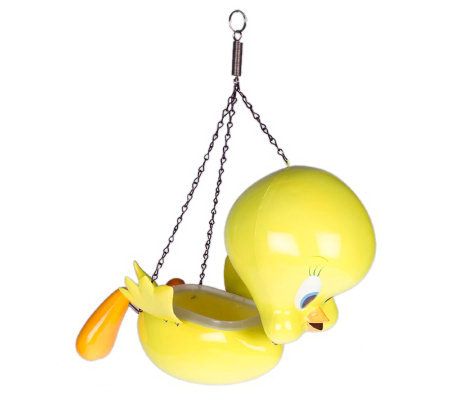 Tweety Bird Indoor/Outdoor Hand-painted Planter/Feeder - QVC.com