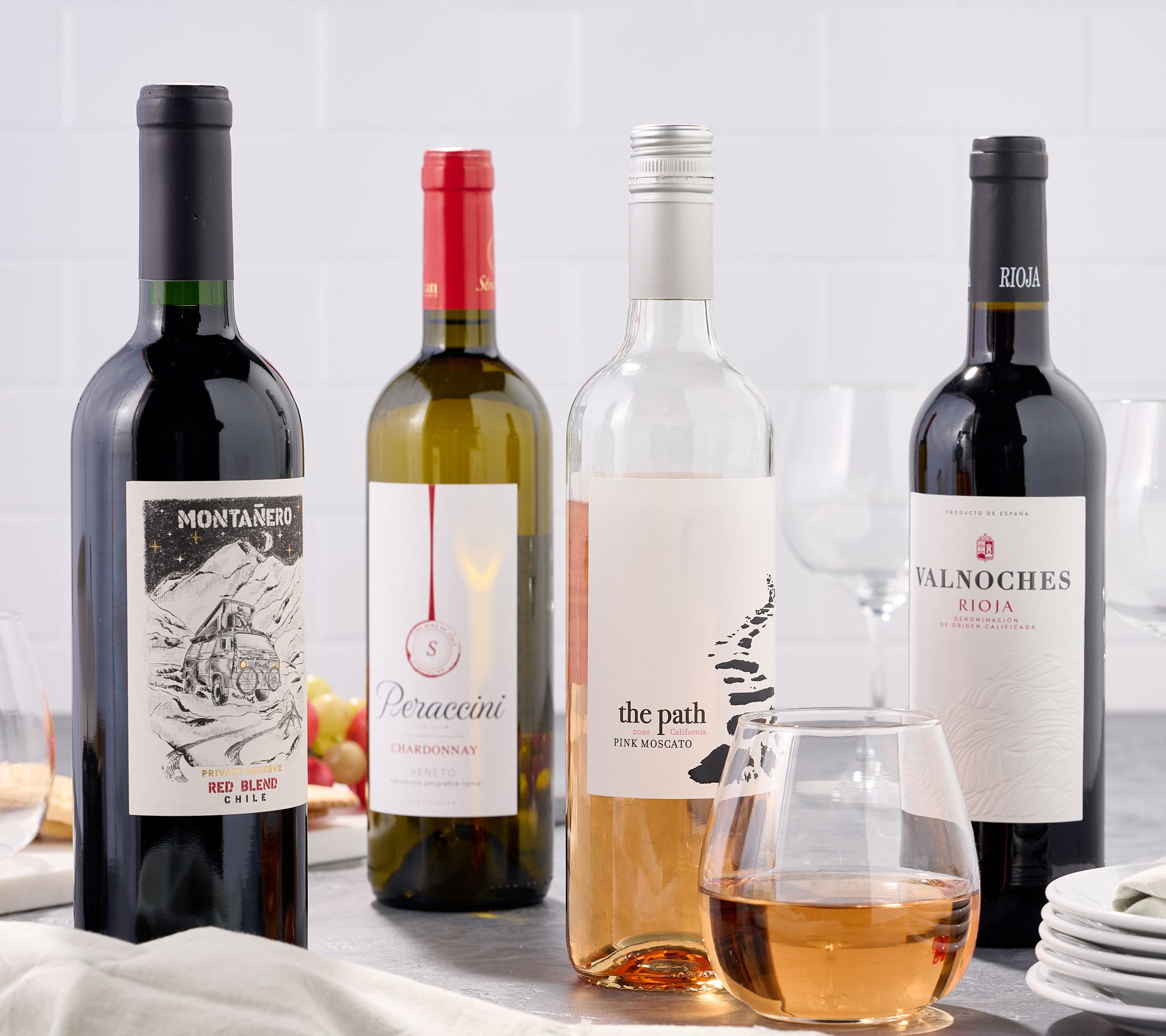 Hemispheres (4) 750ml Btls Holiday Wine Discovery Set - QVC.com