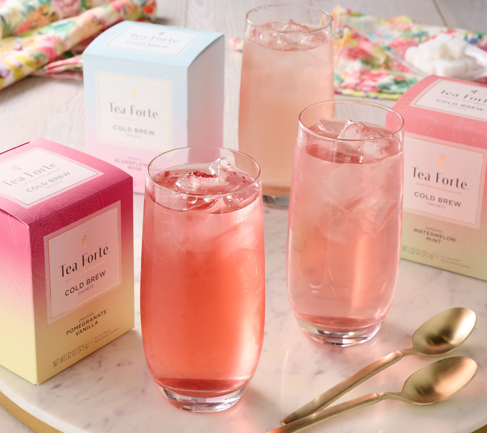 Tea Forte 45 ct Cold Brew Tea Sampler Pack - QVC.com