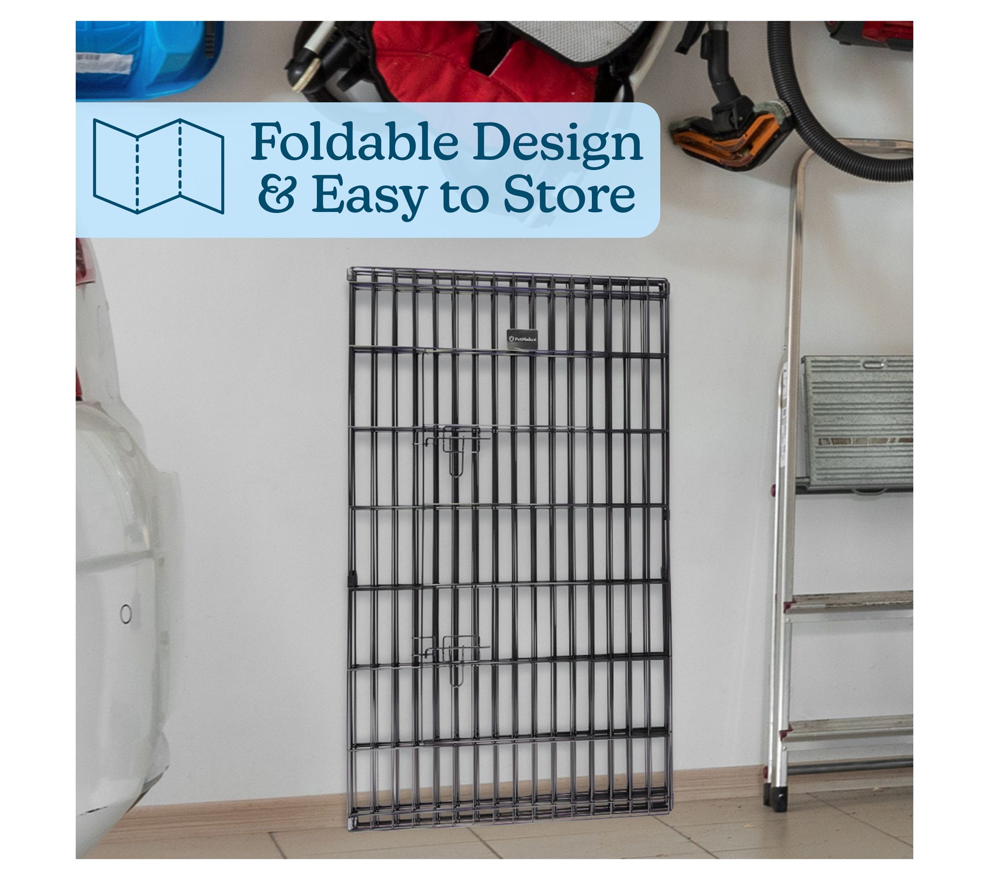 PETMAKER Dog Foldable Metal Exercise Puppy Extra-Tall Playpen - QVC.com