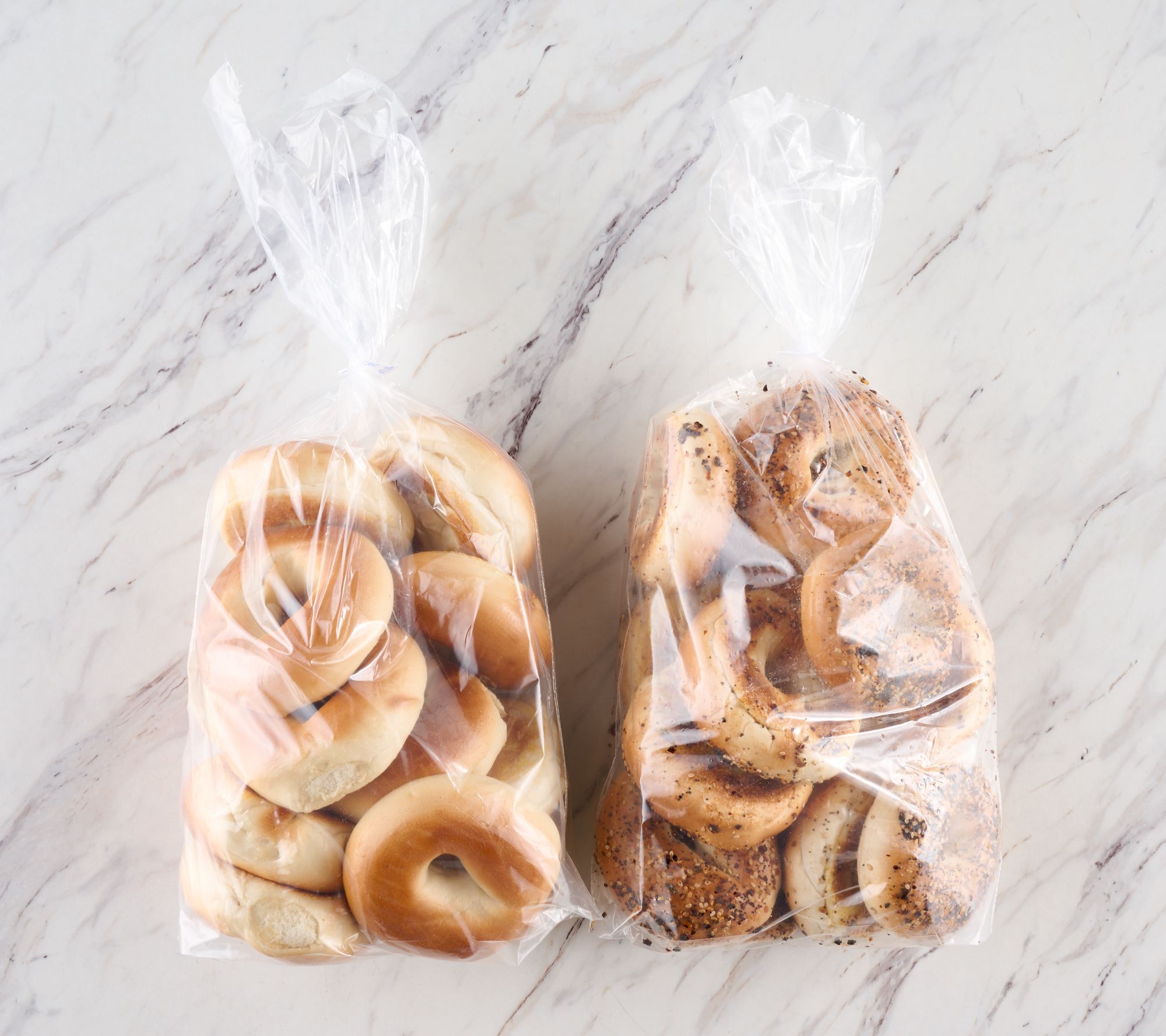 Just Bagels (24) 2oz. NYC Mini Bagels in Choice of Flavors - QVC.com