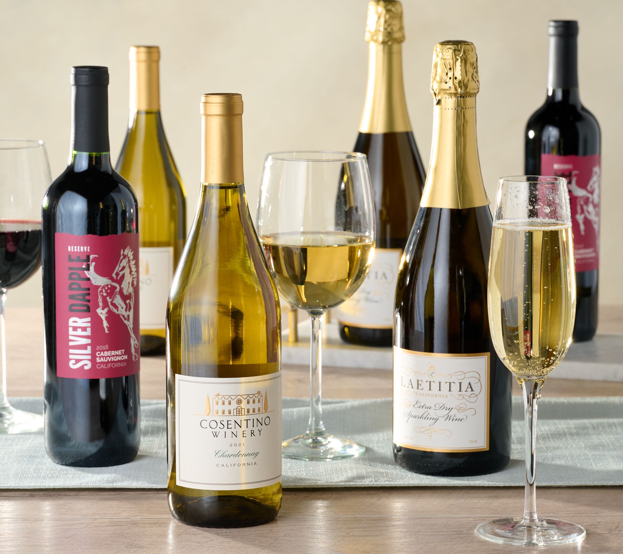 Vintage Wine Estates (6) or (12) Bottle Red, White & Sparkling Wine ...