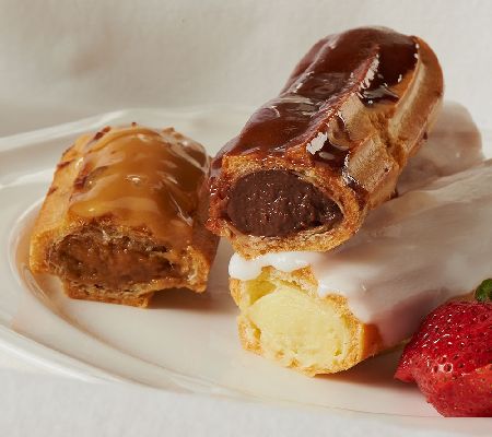Authentic Gourmet (18) 2.5 oz. French Eclairs - QVC.com