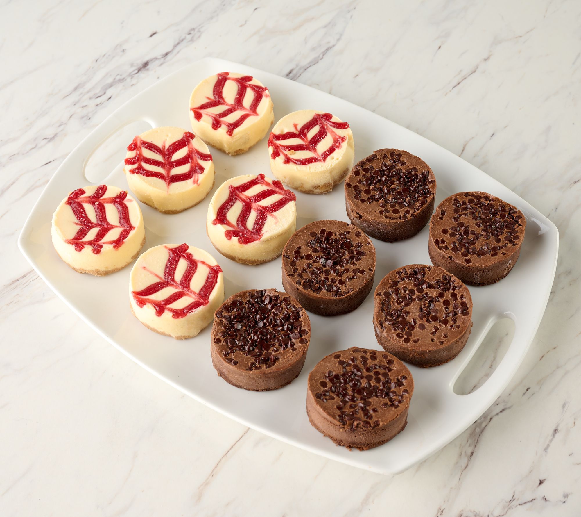 David's Cookies (12) Individual NY Style Scratch Made Cheesecake - QVC.com