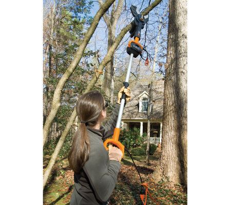 Worx JawSaw Pruning Chain Saw with Extension Pole - QVC.com