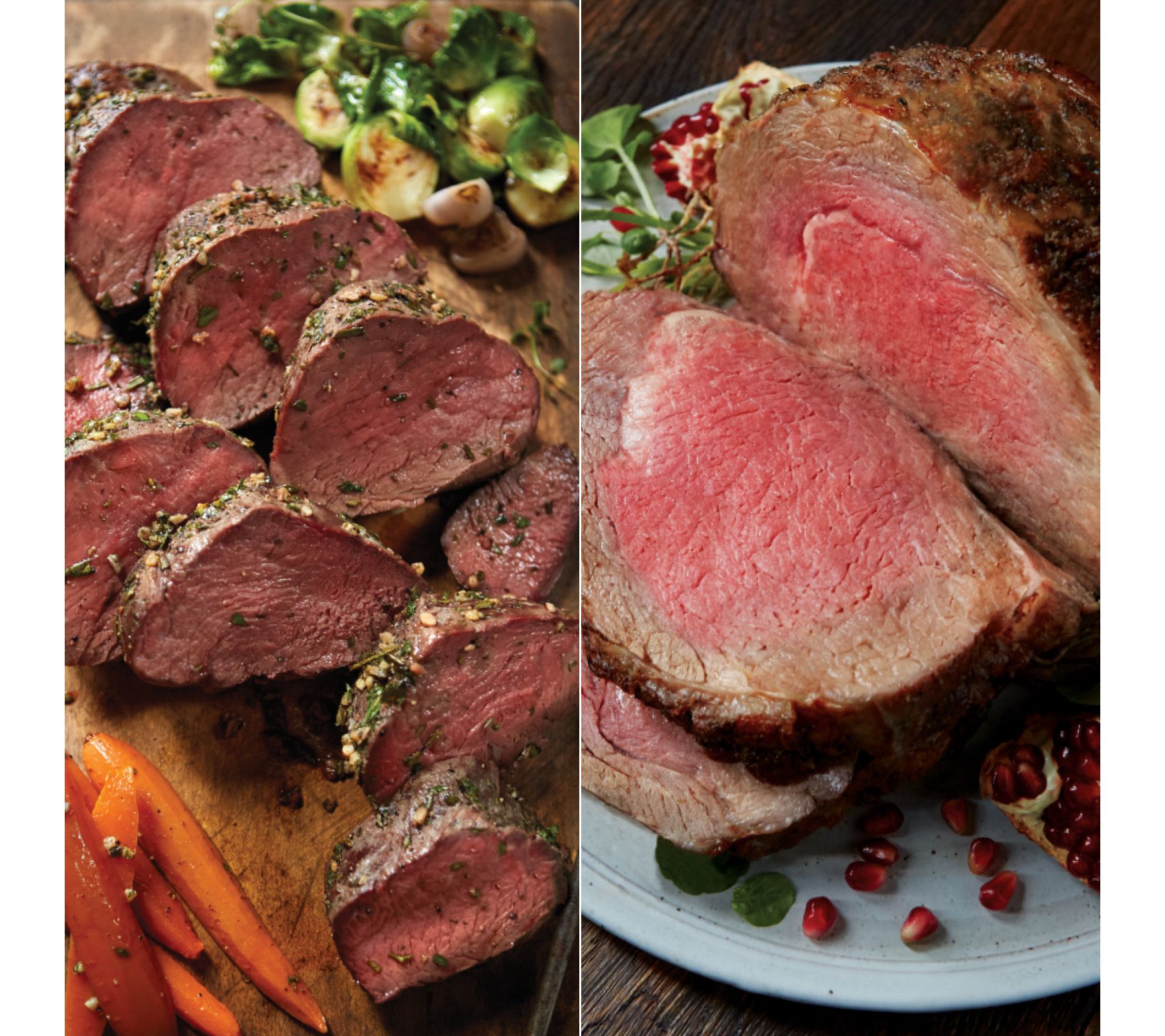 KC Steak 4-4.5lb Prime Rib Roast and 32oz Tenderloin Roast - QVC.com