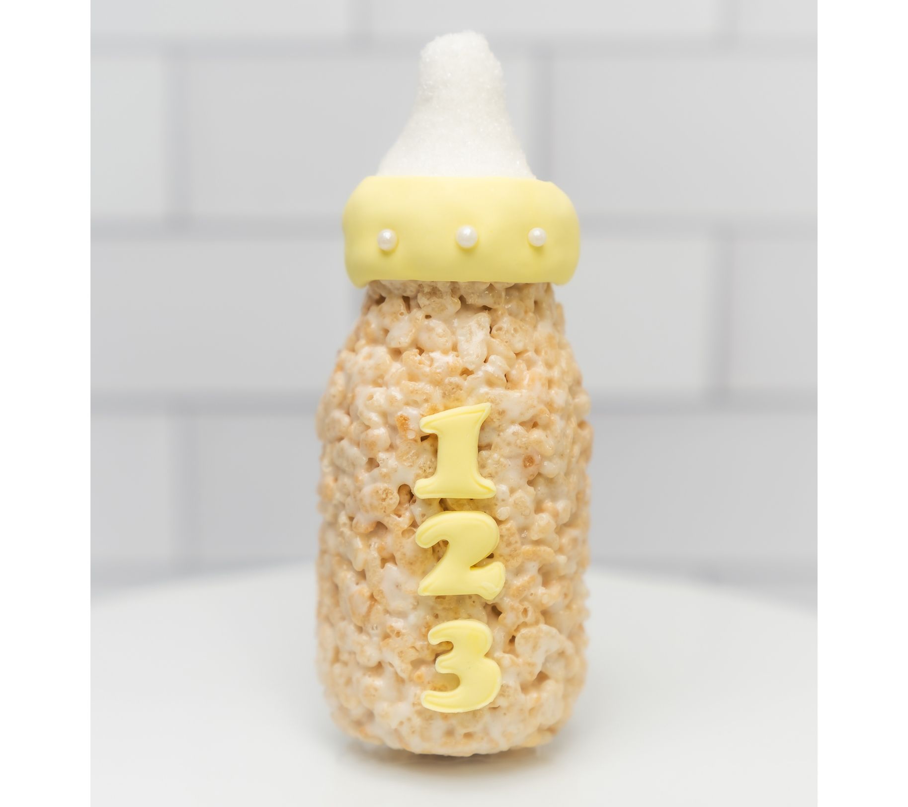 Creative Crispies 6 Piece Yellow Baby Bottle Gift Set - QVC.com