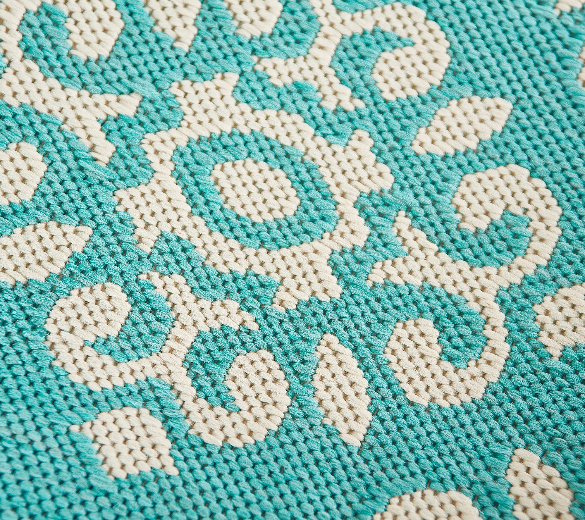 "As Is" Veranda Living 1'8" x5' Runner In/Outdoor Reversible Rug - QVC.com