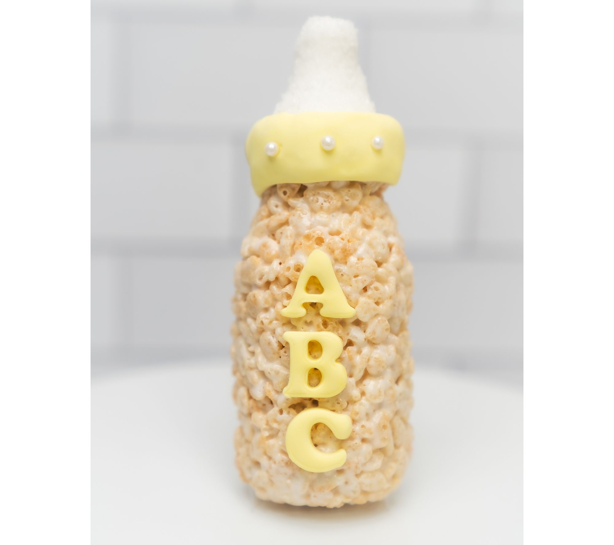 Creative Crispies 12 Piece Yellow Baby Bottle Gift Set - QVC.com