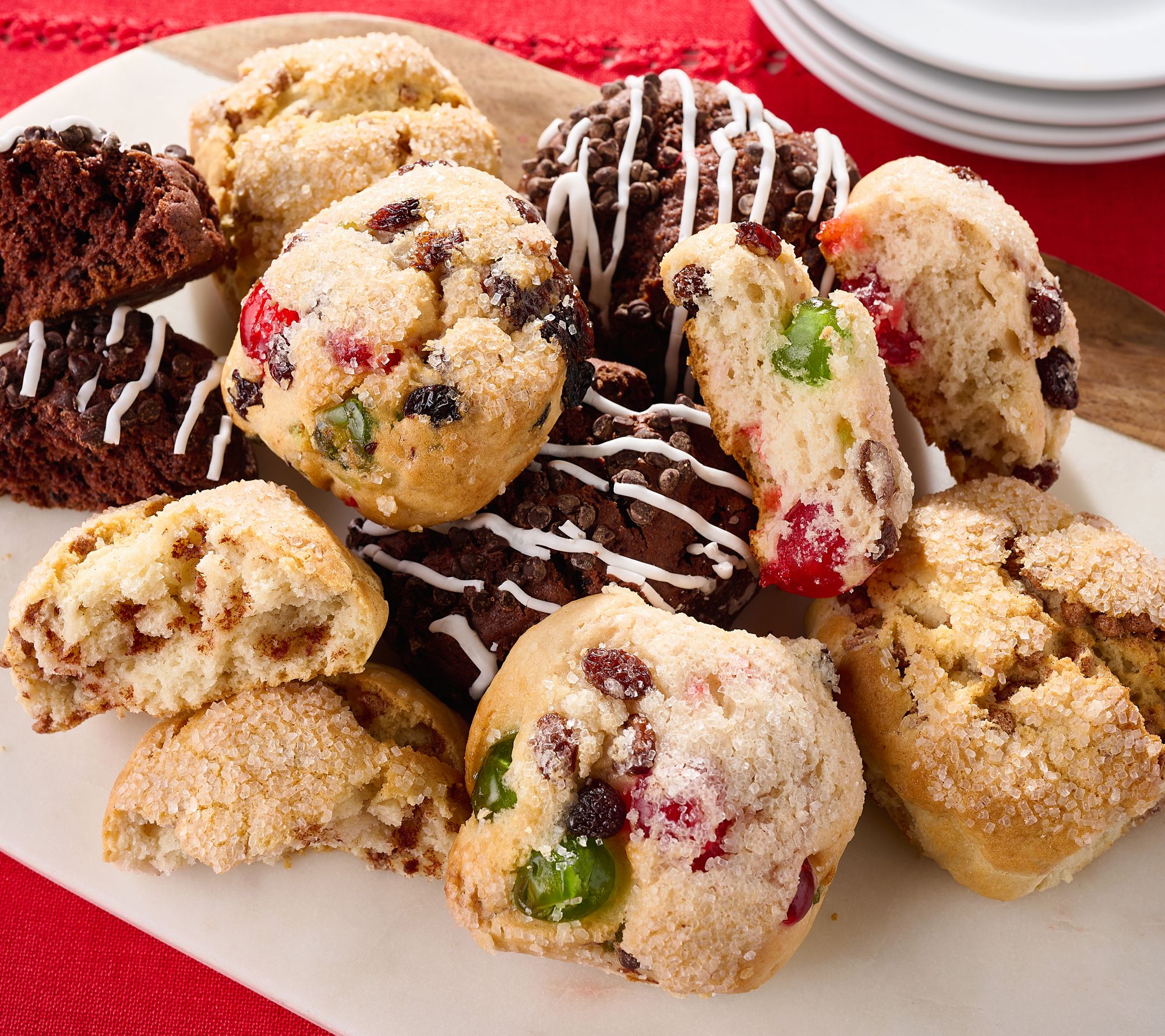 Hahn's Bakery (9) 3 oz Fresh Baked Holiday Butter Scones - QVC.com