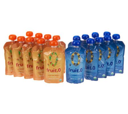 Fruit.0 (18) 4.2 oz. All-Natural Organic Fruit Snacks - QVC.com