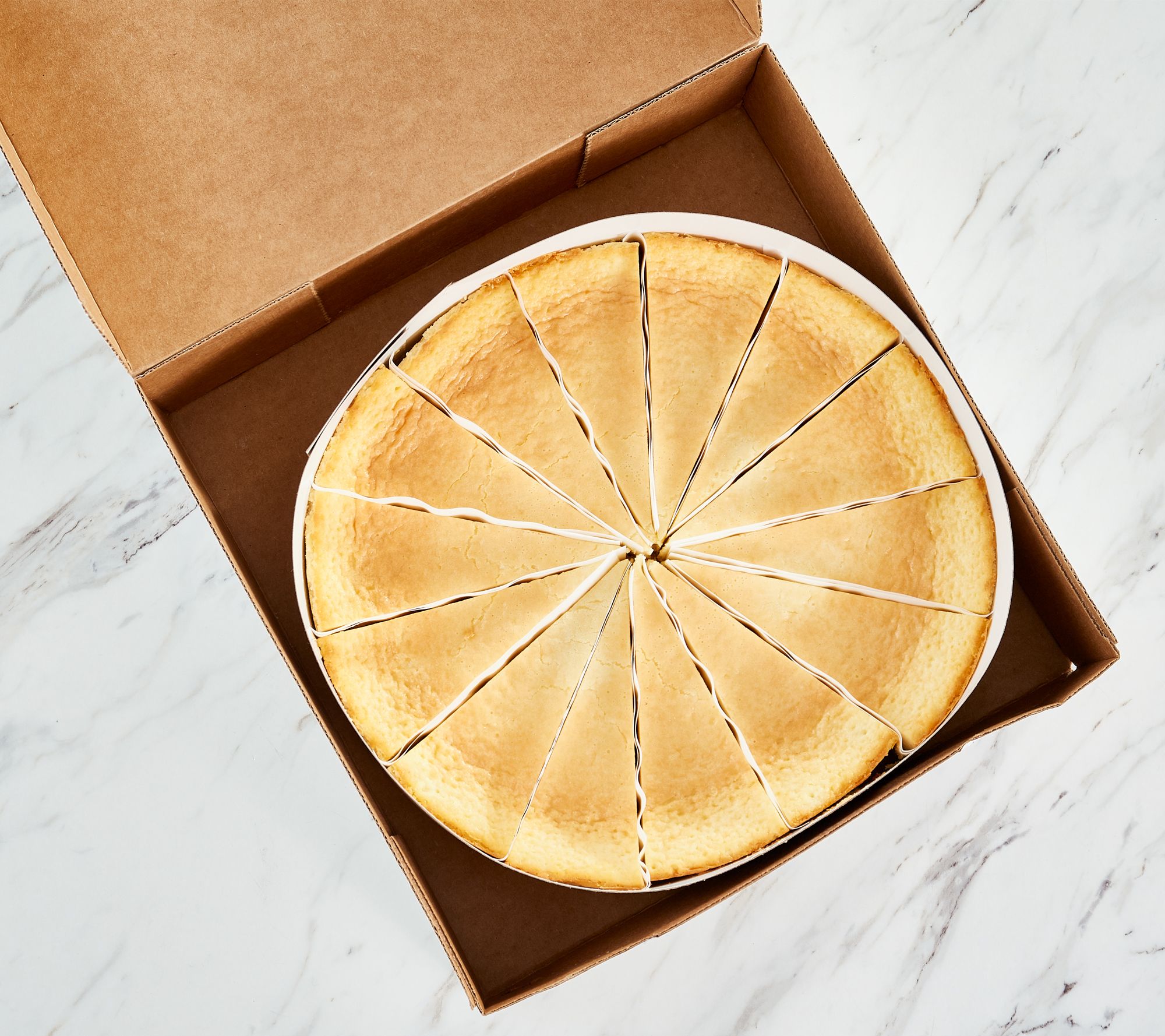 Scotto Sisters 4.5 lbs Italian Lemon Ricotta Cheesecake - QVC.com