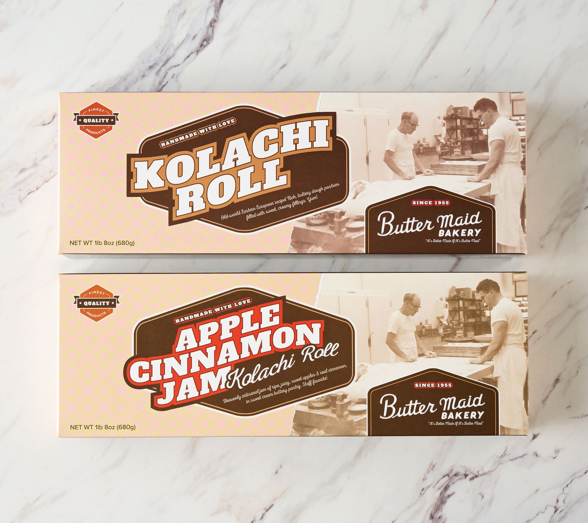 Butter Maid Bakery (3)-12oz Fruit & Nut Kolachi Pastry Variety - QVC.com