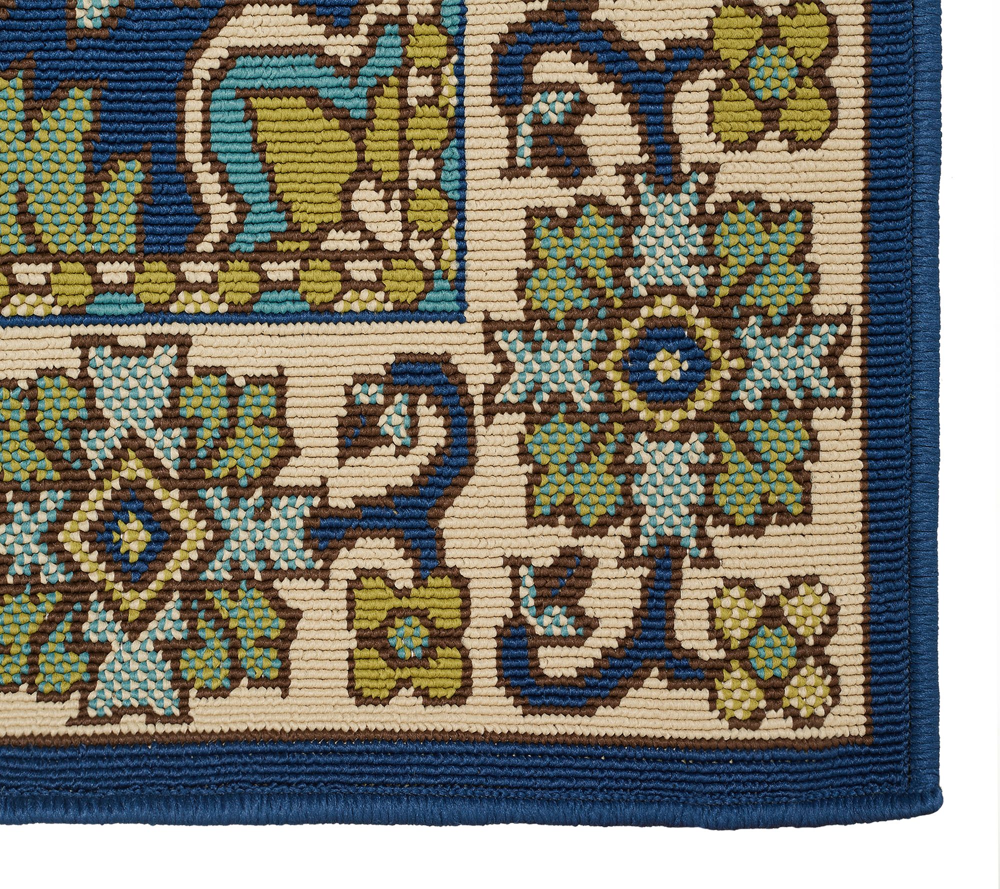 Veranda Living 5' x 7' Traditional Tile In/Outdoor Rug - QVC.com