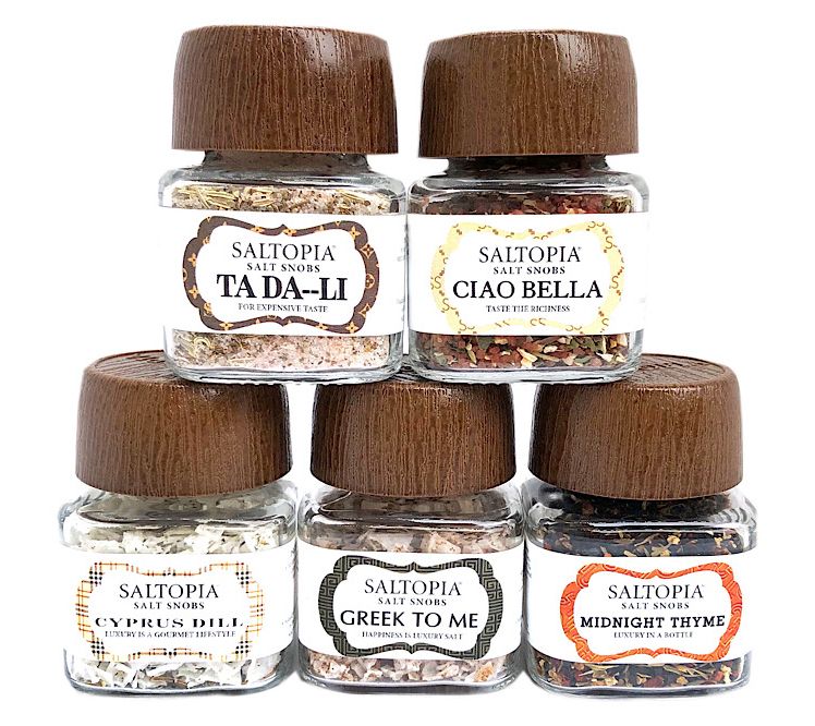 Fancy Salts & Luxury Herbs 5 Flavor Gift Set - QVC.com