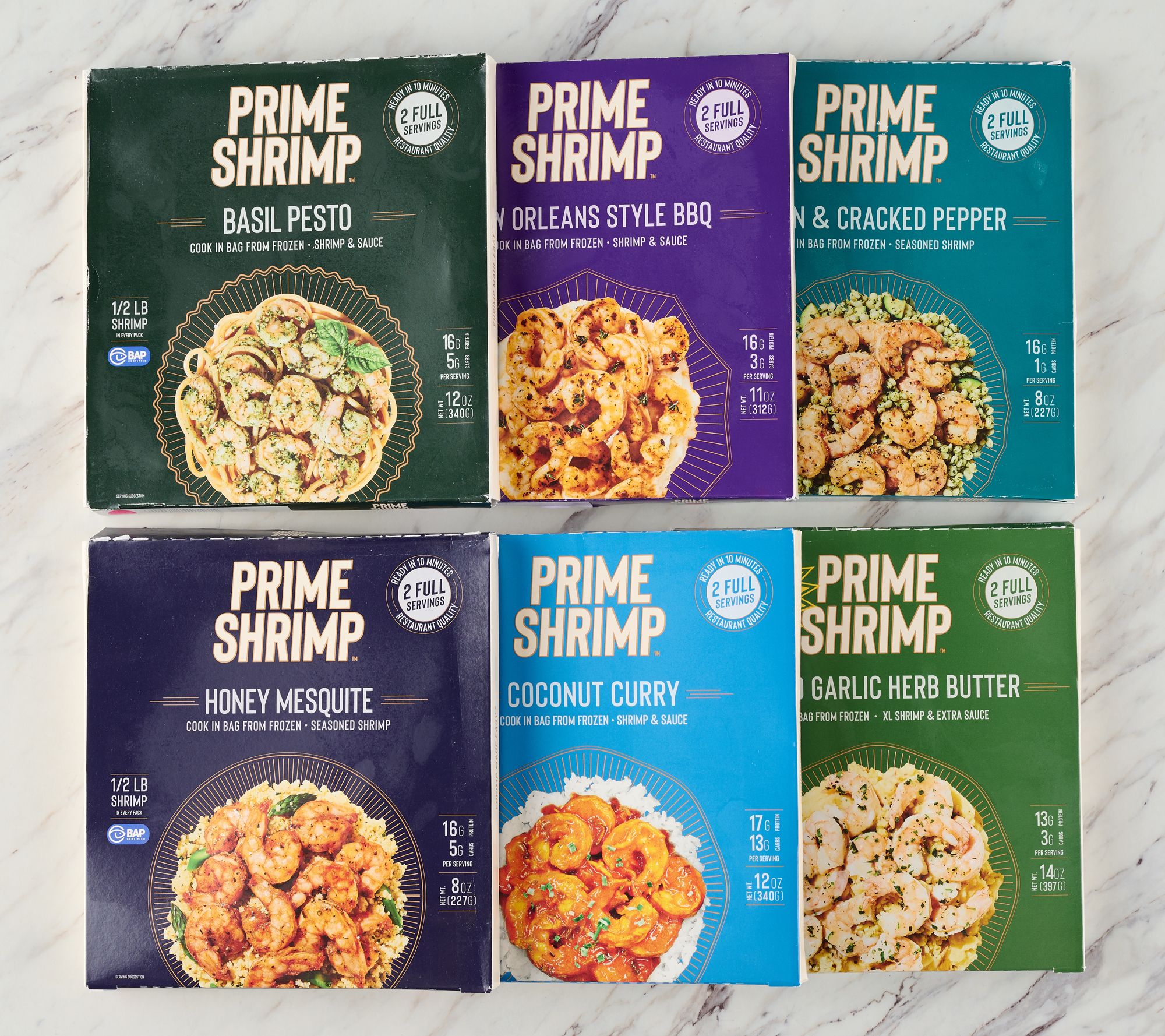 Prime Shrimp (6) Boil-in-Bag Seasoned & Saucy Shrimp Auto-Delivery ...